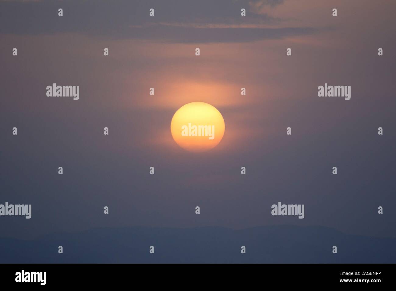 Amazing shot of the beautiful sun during sunset - great for a cool ...