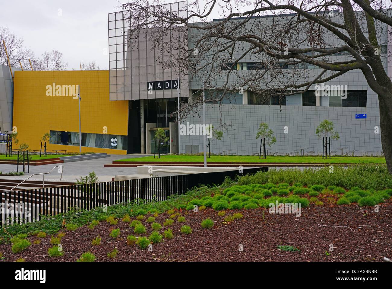 MELBOURNE, AUSTRALIA -17 JUL 2019- View of the campus of Monash ...