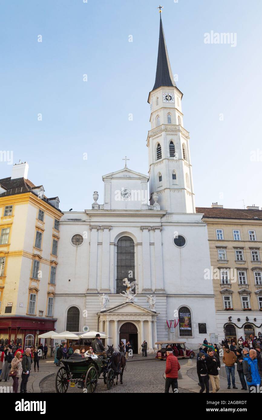 Vienna churches; Church of St Michael, Vienna (Michaelskirche, Wien ...