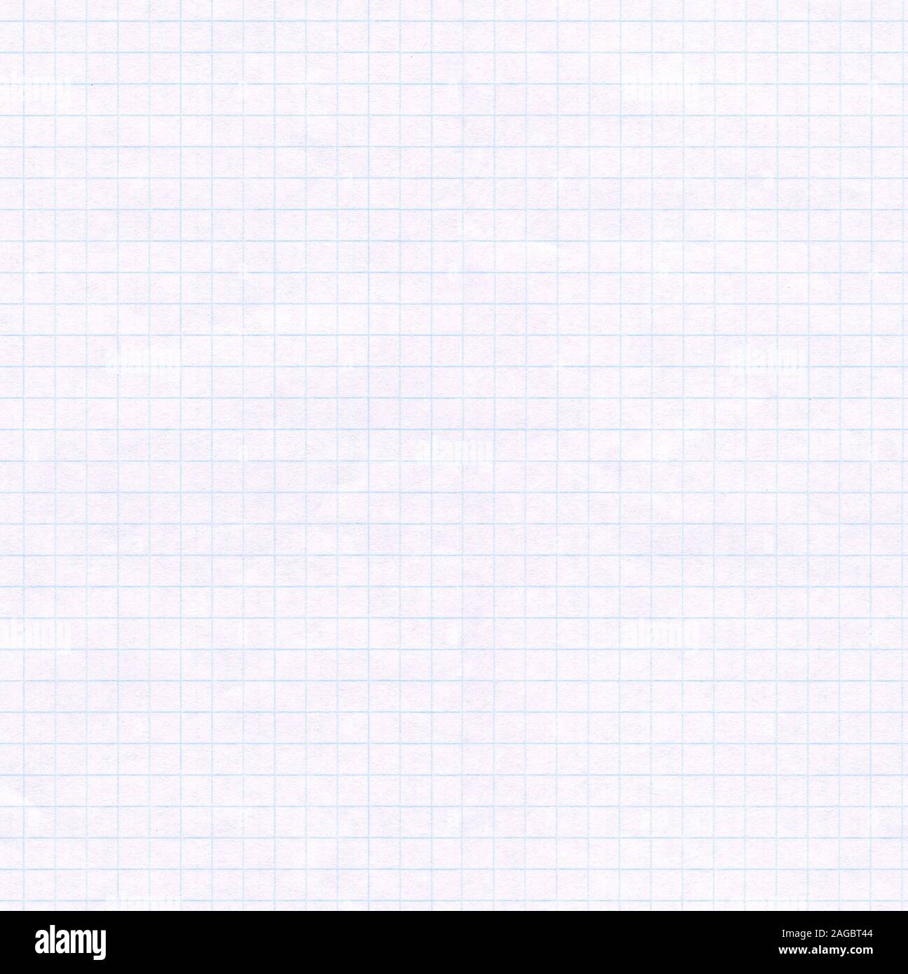 Background of checkered sheet of school notebook as a seamless pattern ...