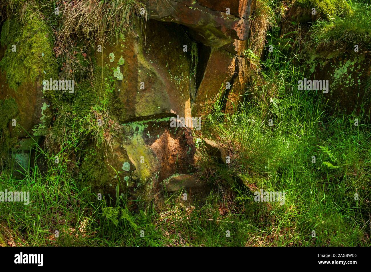 Bole hill padley gorge hi-res stock photography and images - Alamy