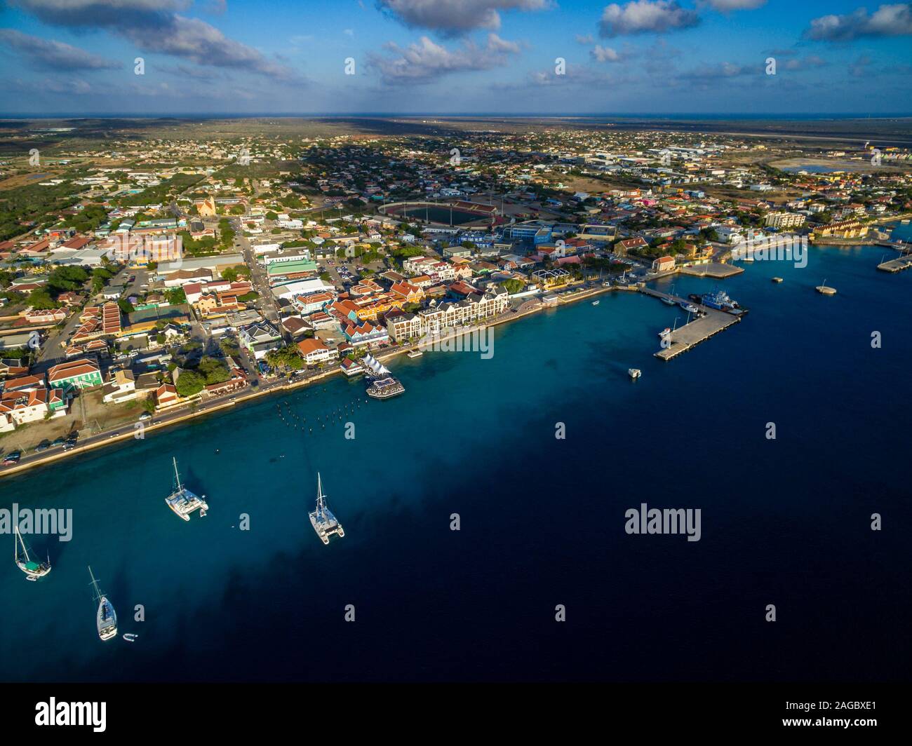 Bonaire island flag hi-res stock photography and images - Alamy