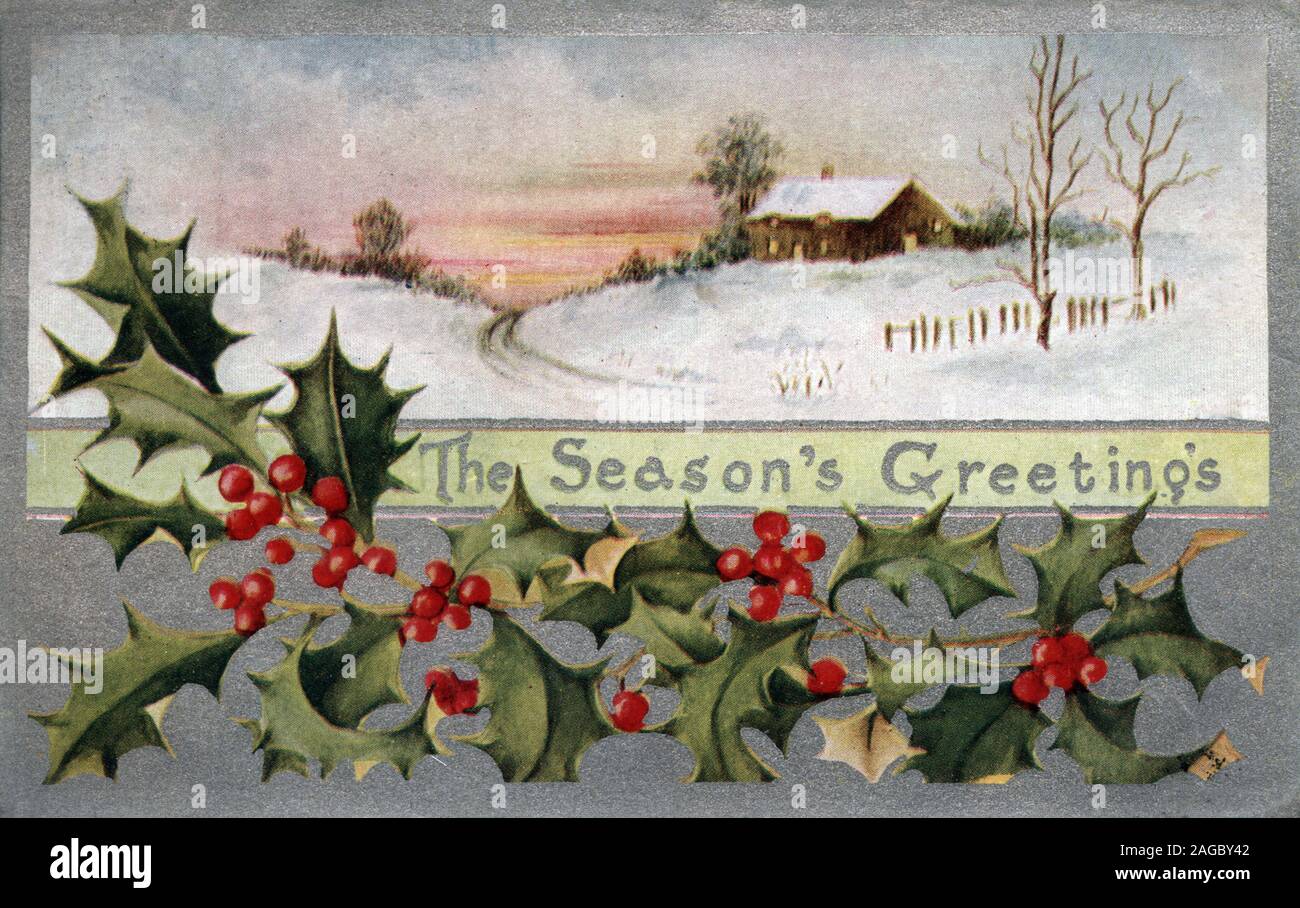 Vintage Winter Postcards