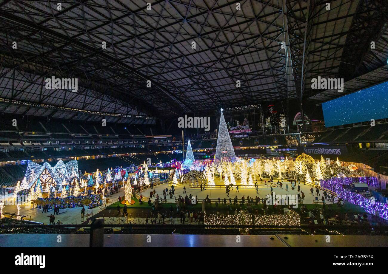 Enchant Christmas at Seattle's T-Mobile Park. #EnchantChristmas, # ...