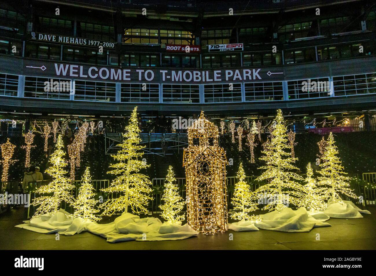Enchant Christmas at Seattle's T-Mobile Park. #EnchantChristmas, # ...