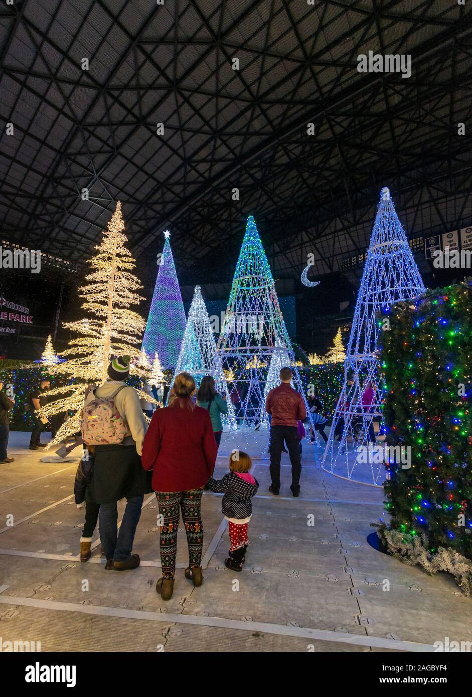 Enchant Christmas at Seattle's T-Mobile Park. #EnchantChristmas, # ...