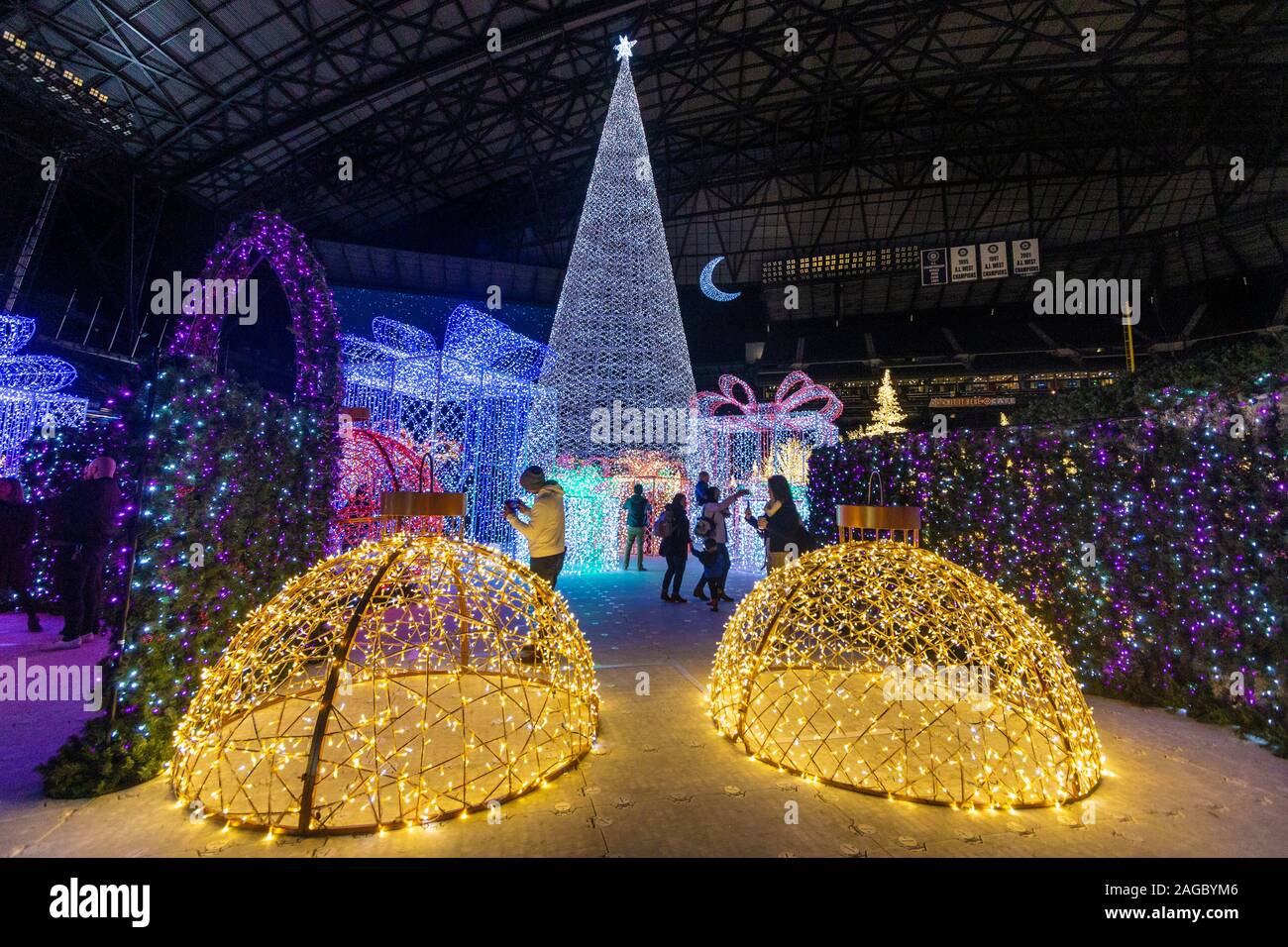 Enchant Christmas at Seattle's T-Mobile Park. #EnchantChristmas, # ...