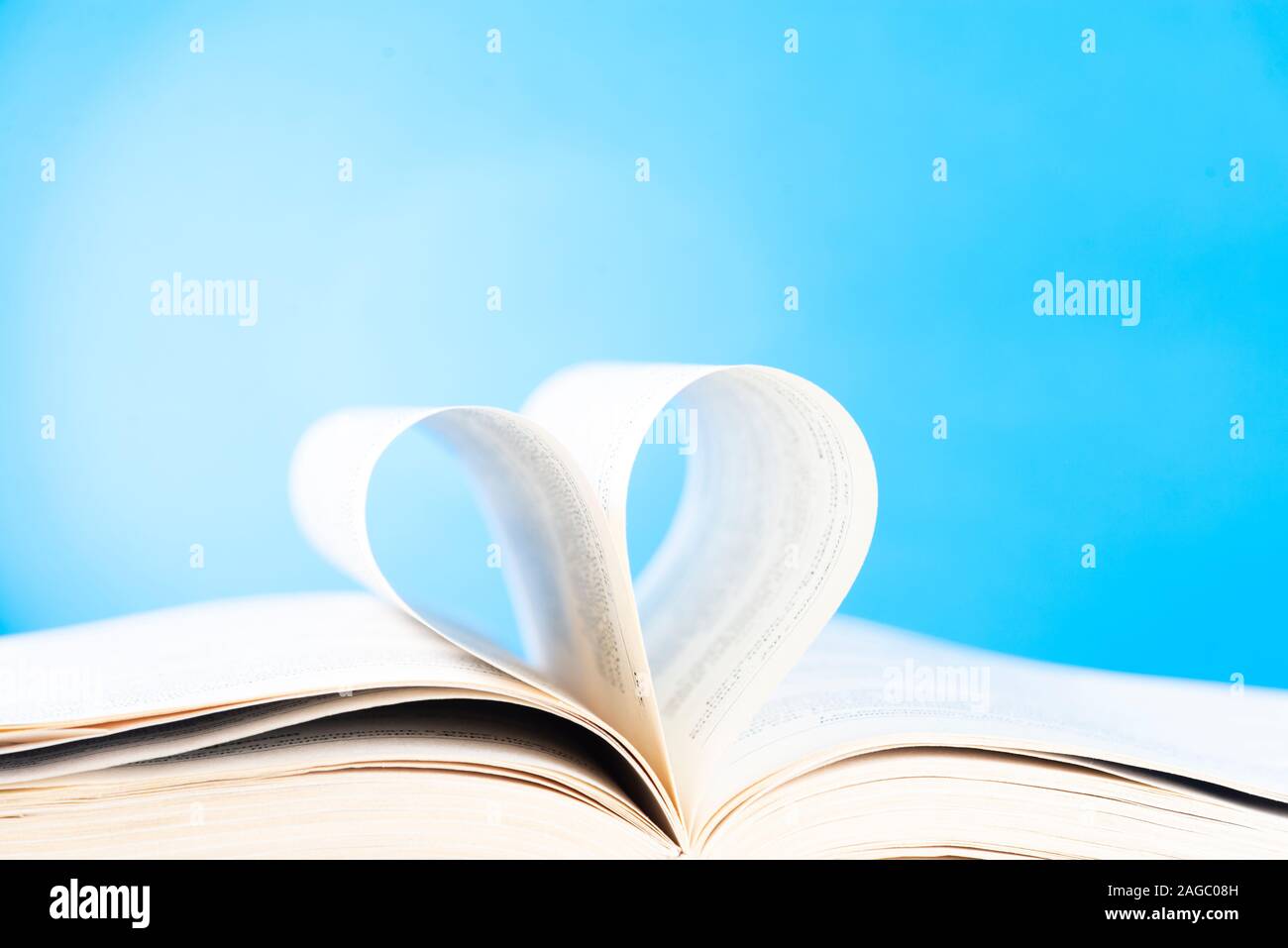 Big book open blank pages hi-res stock photography and images - Alamy