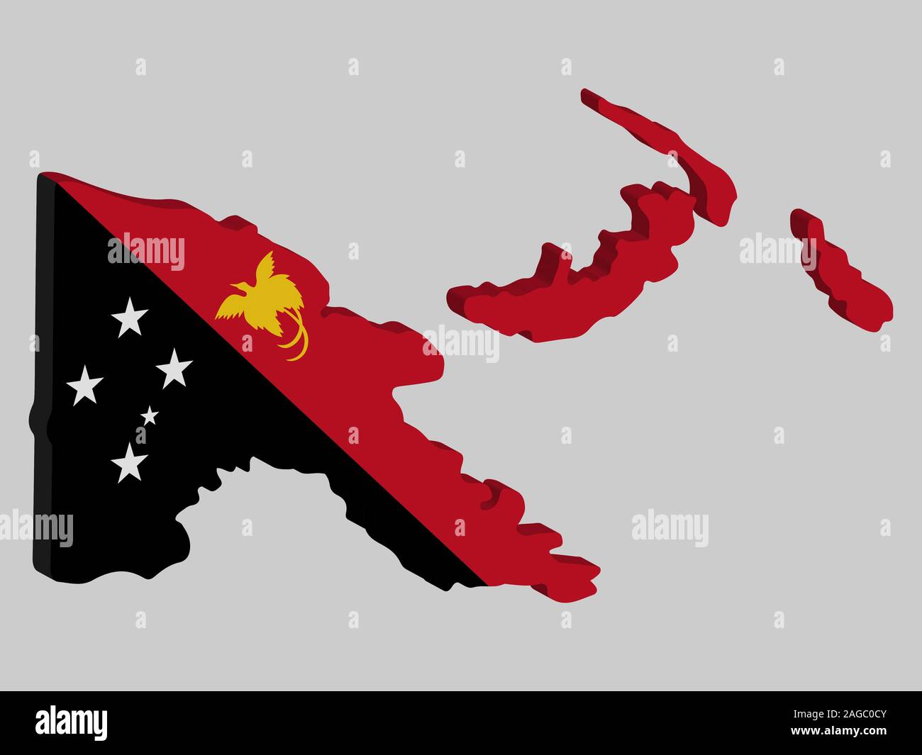 West papua map Stock Vector Images - Alamy