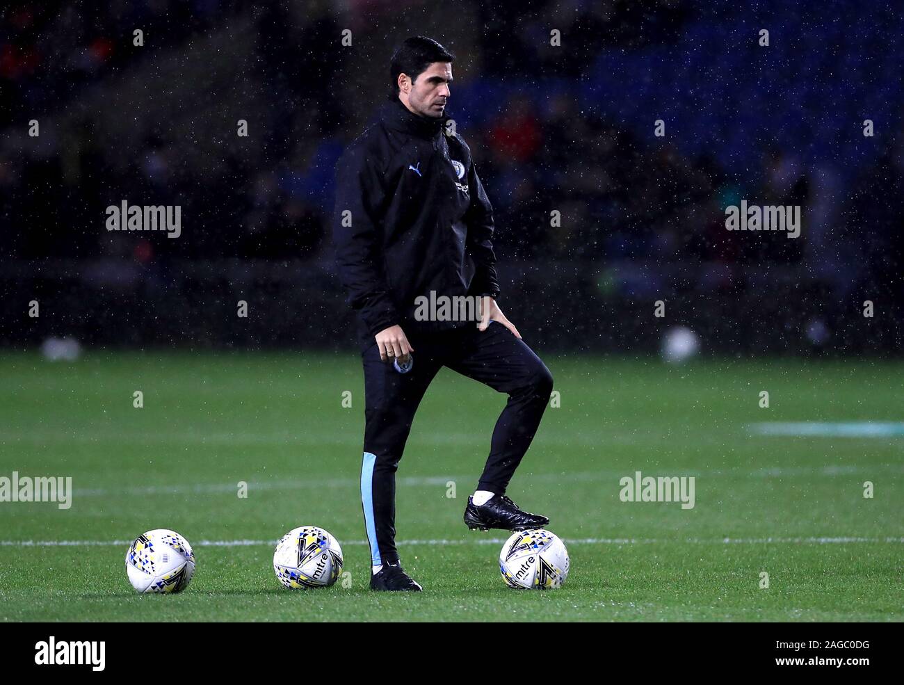 Manchester City assistant manager Mikel Arteta before the Carabao Cup ...