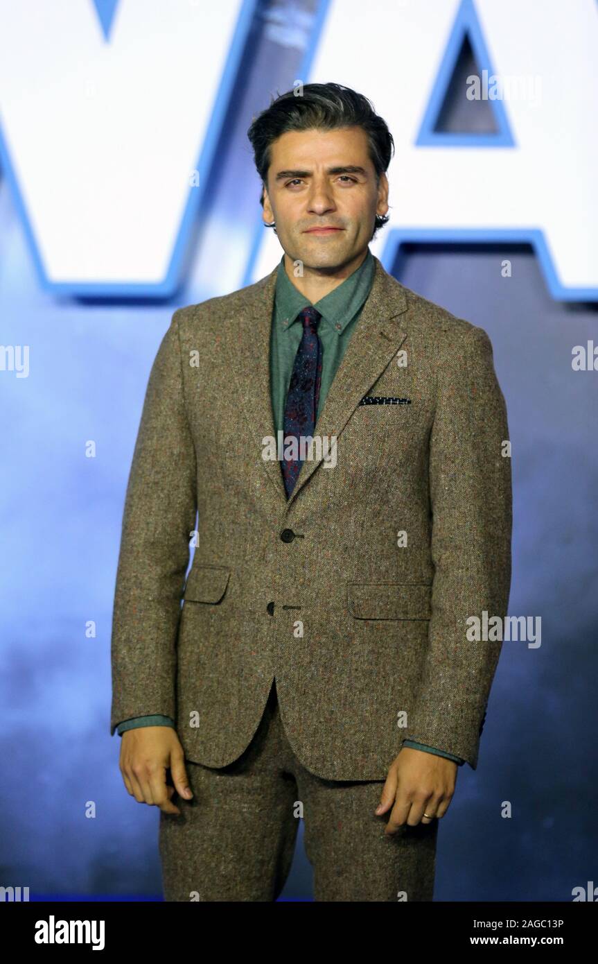 Oscar Isaac attending the premiere of Star Wars: The Rise of Skywalker ...