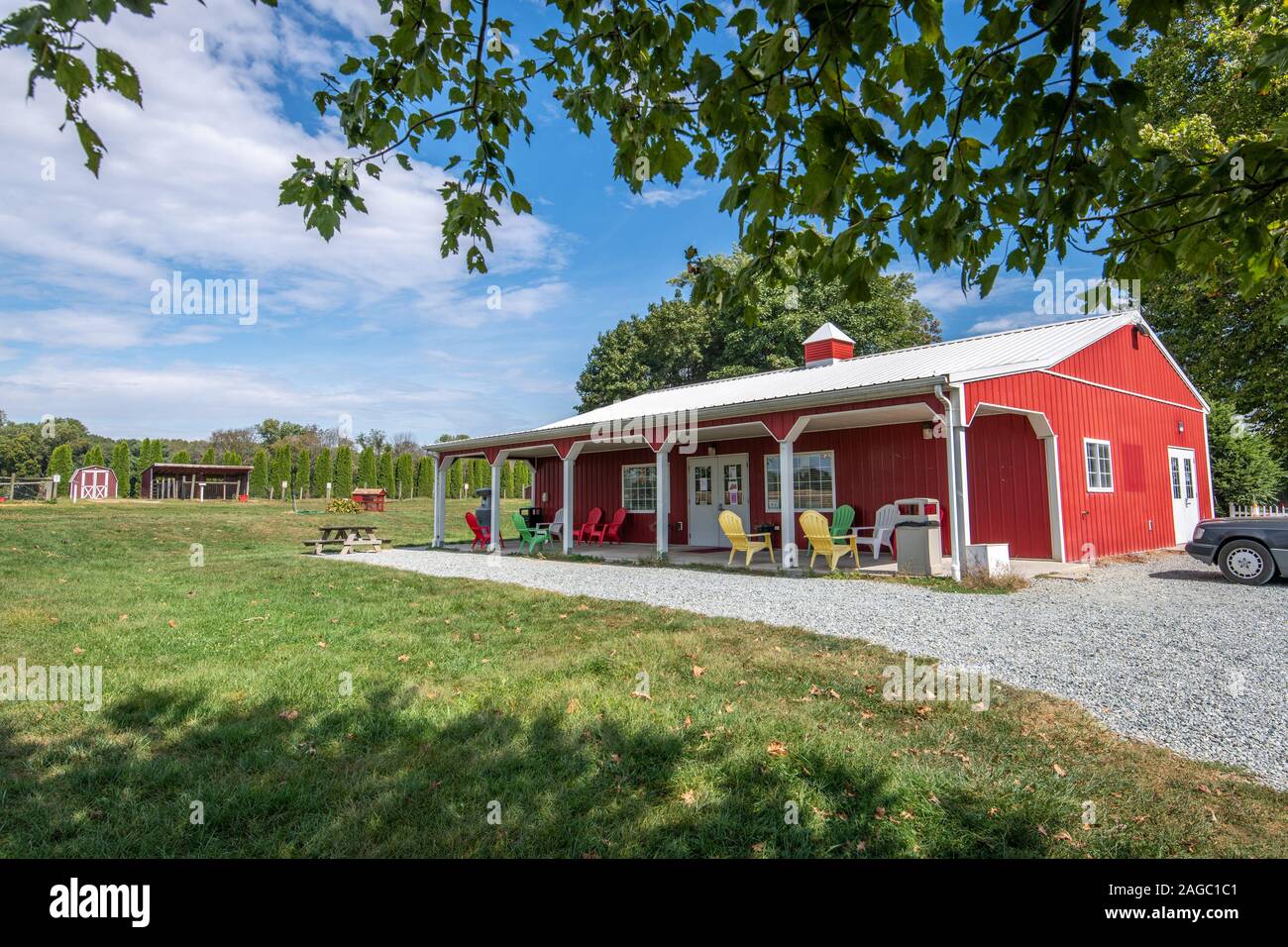 A quaint little ice cream shop at Kilby Cream, Colora, Maryland, USA ...