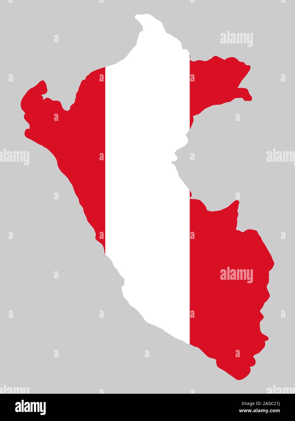 Peru flag flat design vector hi-res stock photography and images - Alamy