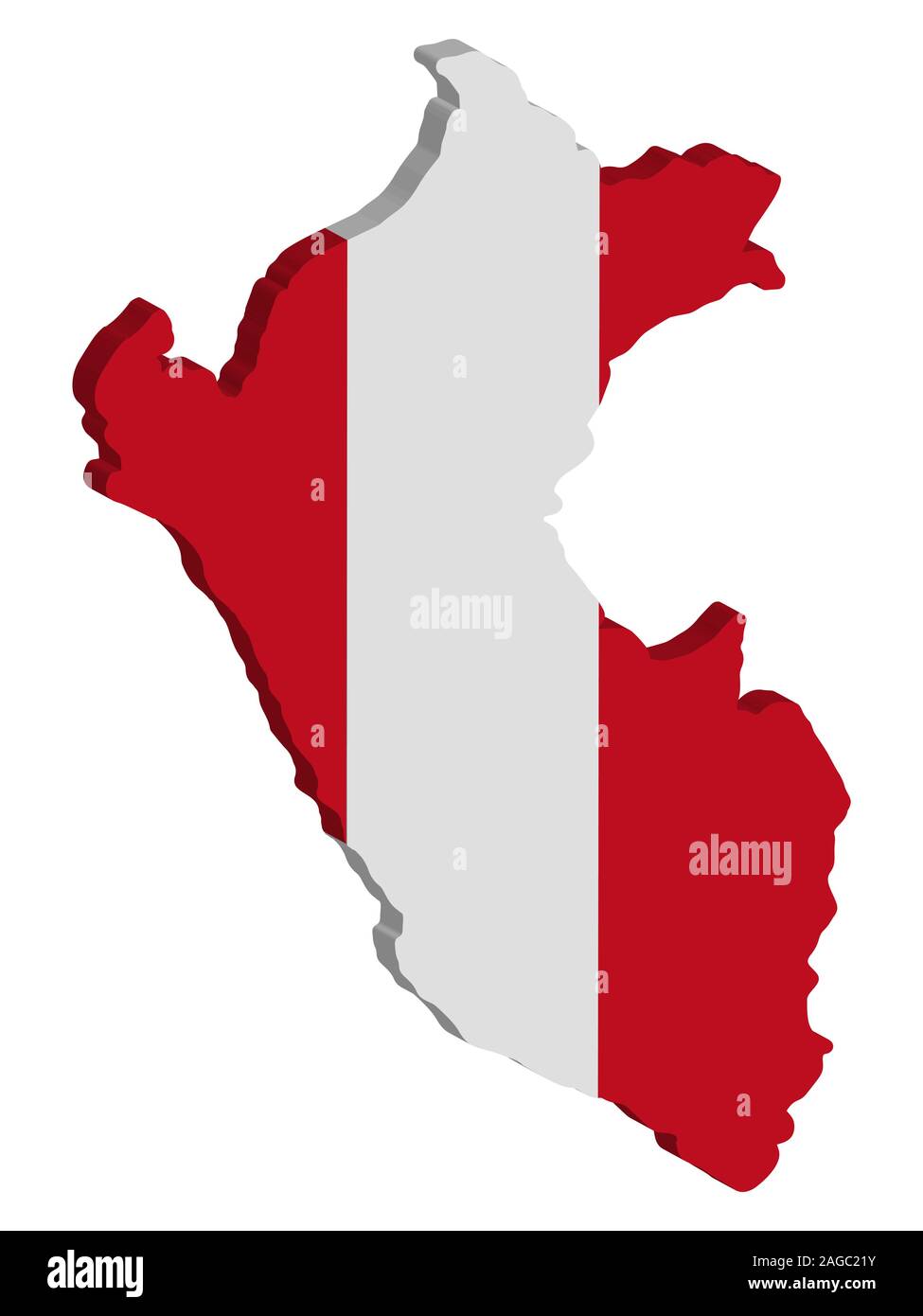 Peru Map flag Vector 3D illustration Eps 10 Stock Vector Image & Art ...
