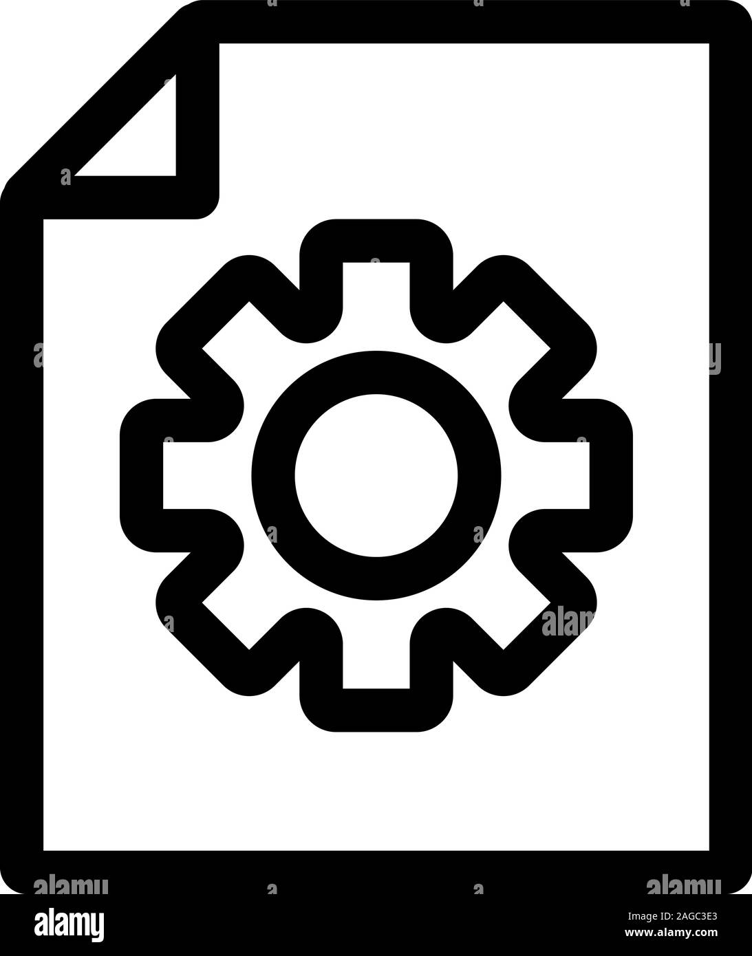 instruction to apply the vector icon. Isolated contour symbol ...