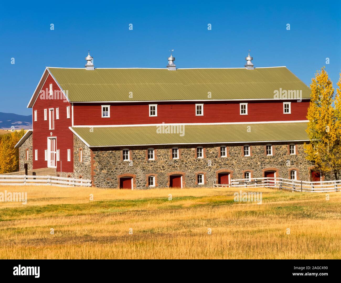 historic kleffener ranch near east helena, montana Stock Photo - Alamy