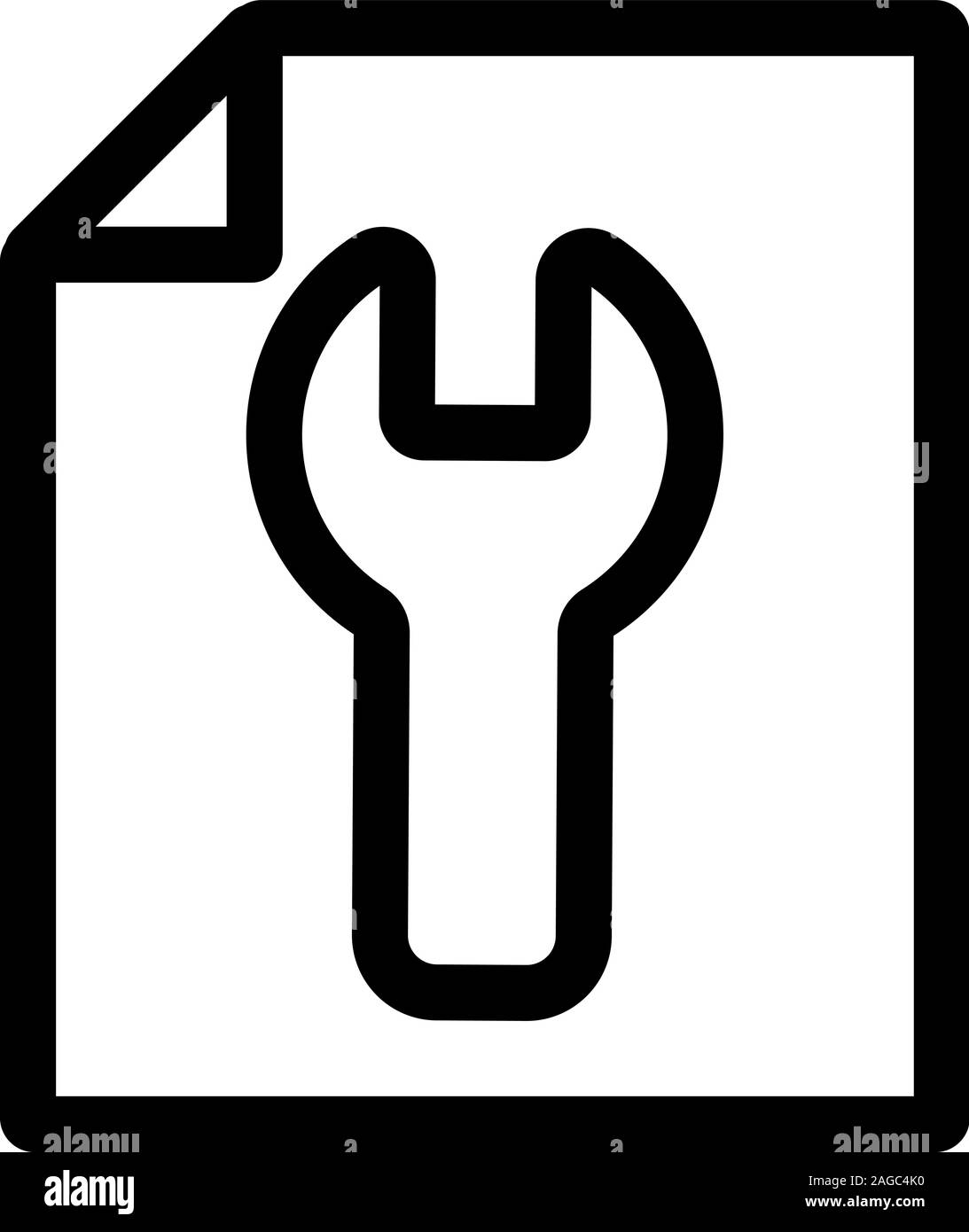instruction to apply the vector icon. Isolated contour symbol ...