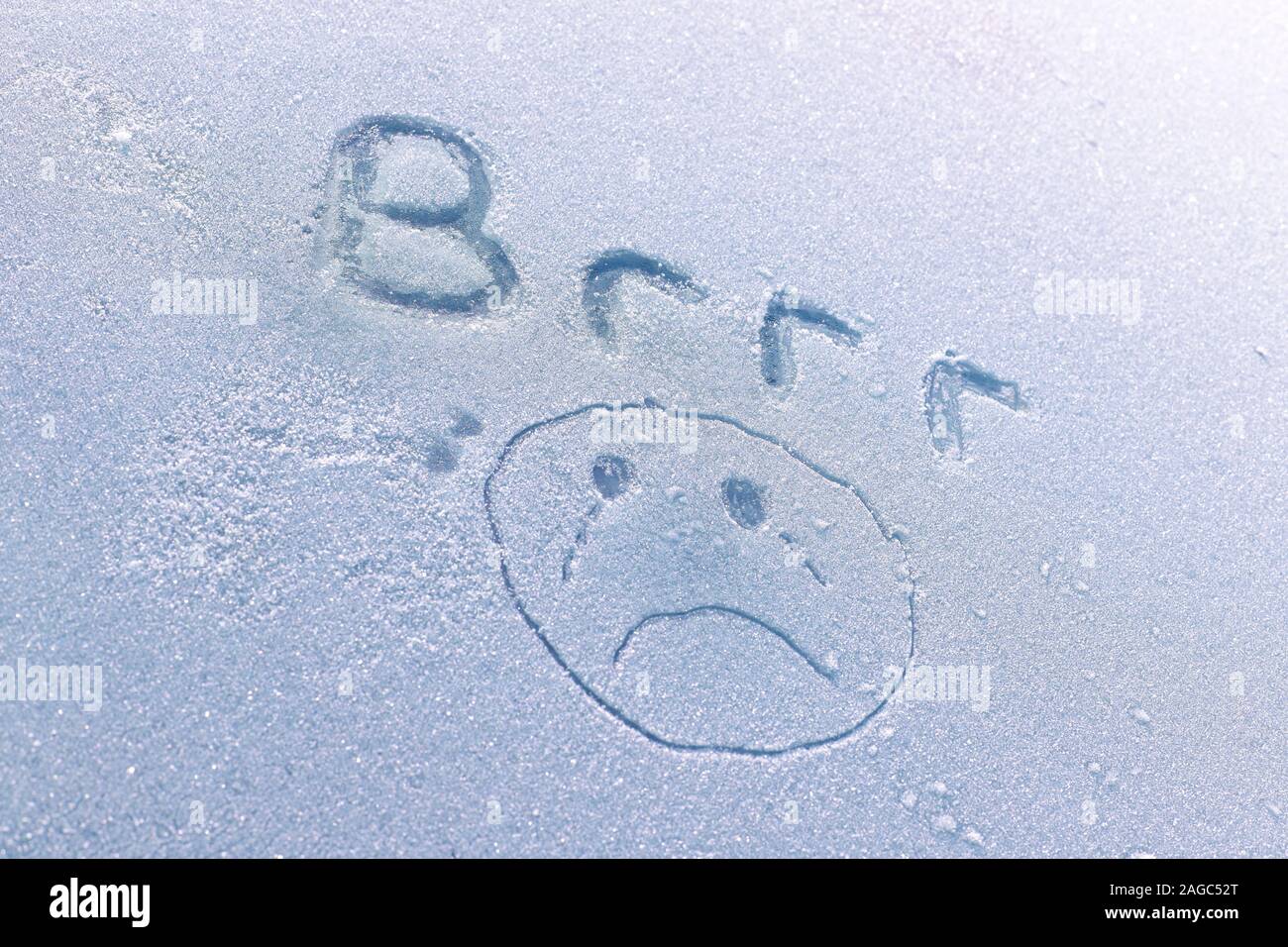 Words on windscreen hi-res stock photography and images - Alamy