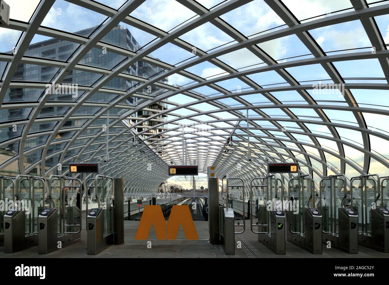 The Hague, The Netherlands. 17th August, 2019. The Hague Metro E-Line ...