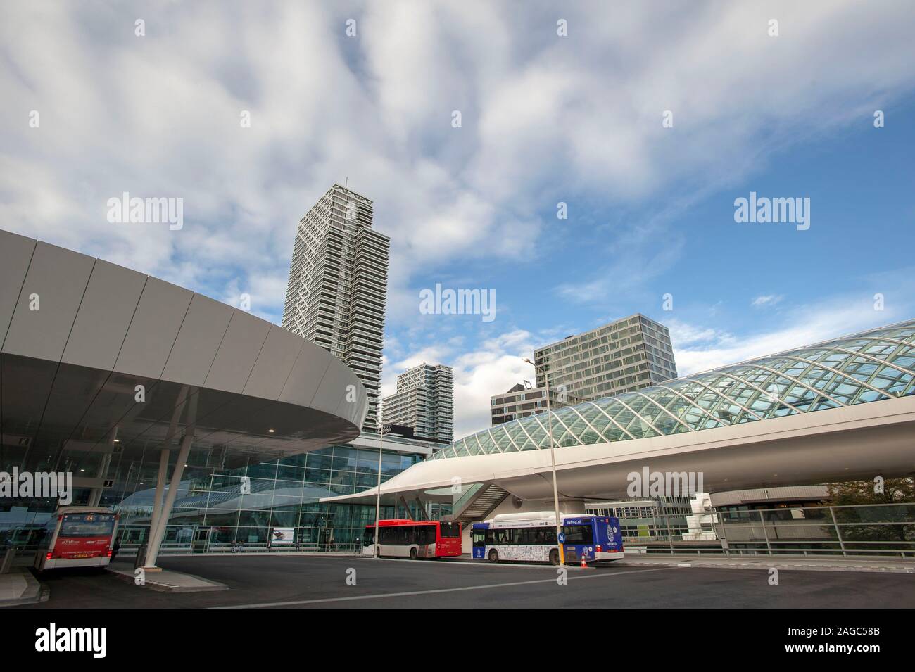 The New Hague Bus Terminal. The Hague Central Station. Wednesday 6th ...