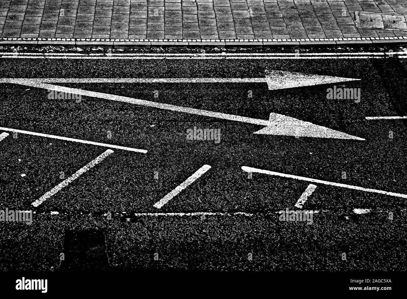 Two lines traffic Black and White Stock Photos & Images - Alamy