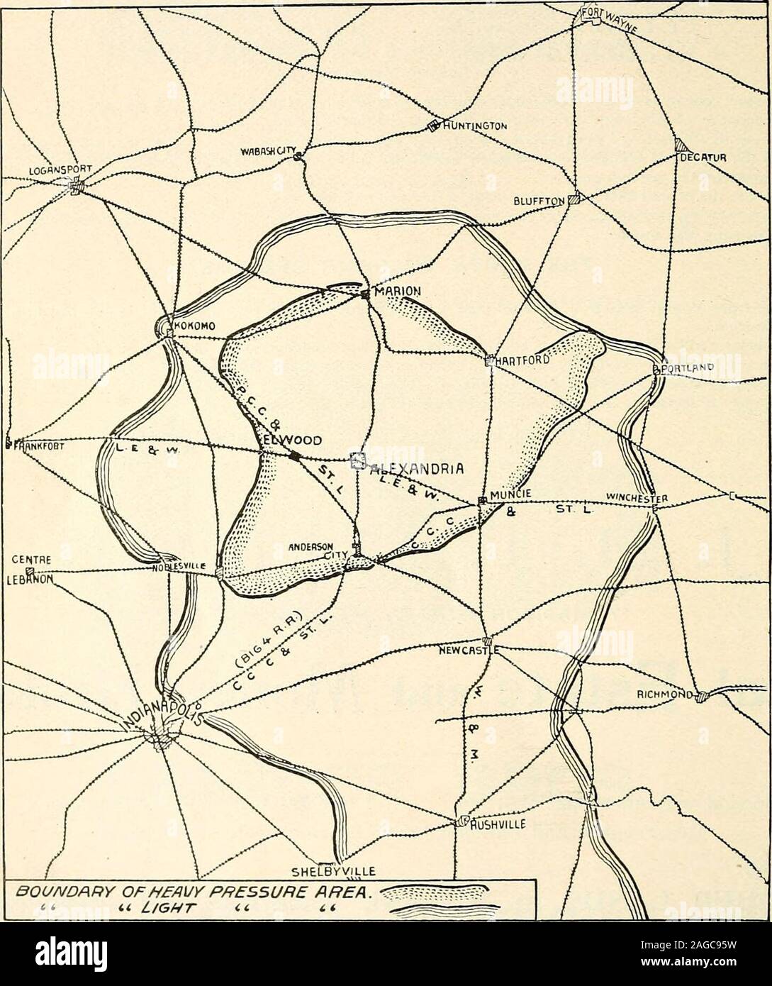 Alexandria indiana map hi-res stock photography and images - Alamy