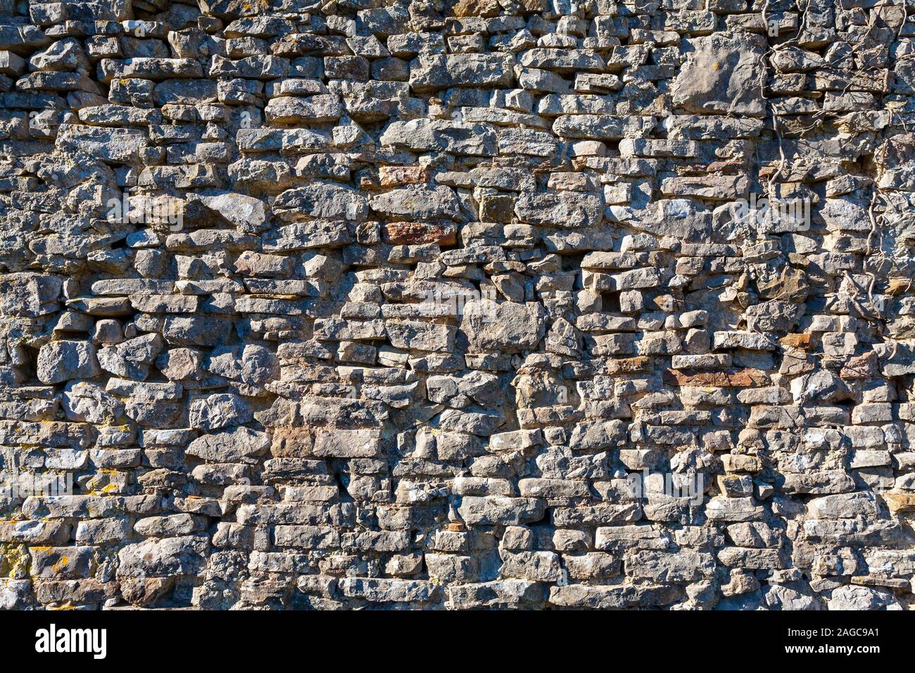 Beautiful cobblestone wall - perfect for a cool background Stock Photo ...