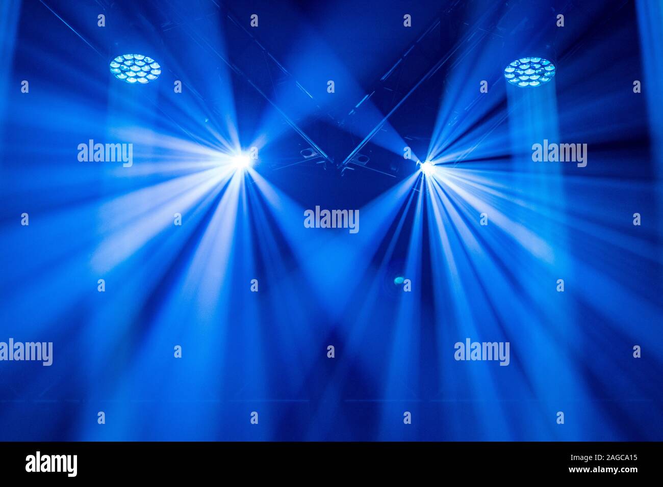 Light show on stage Stock Photo - Alamy
