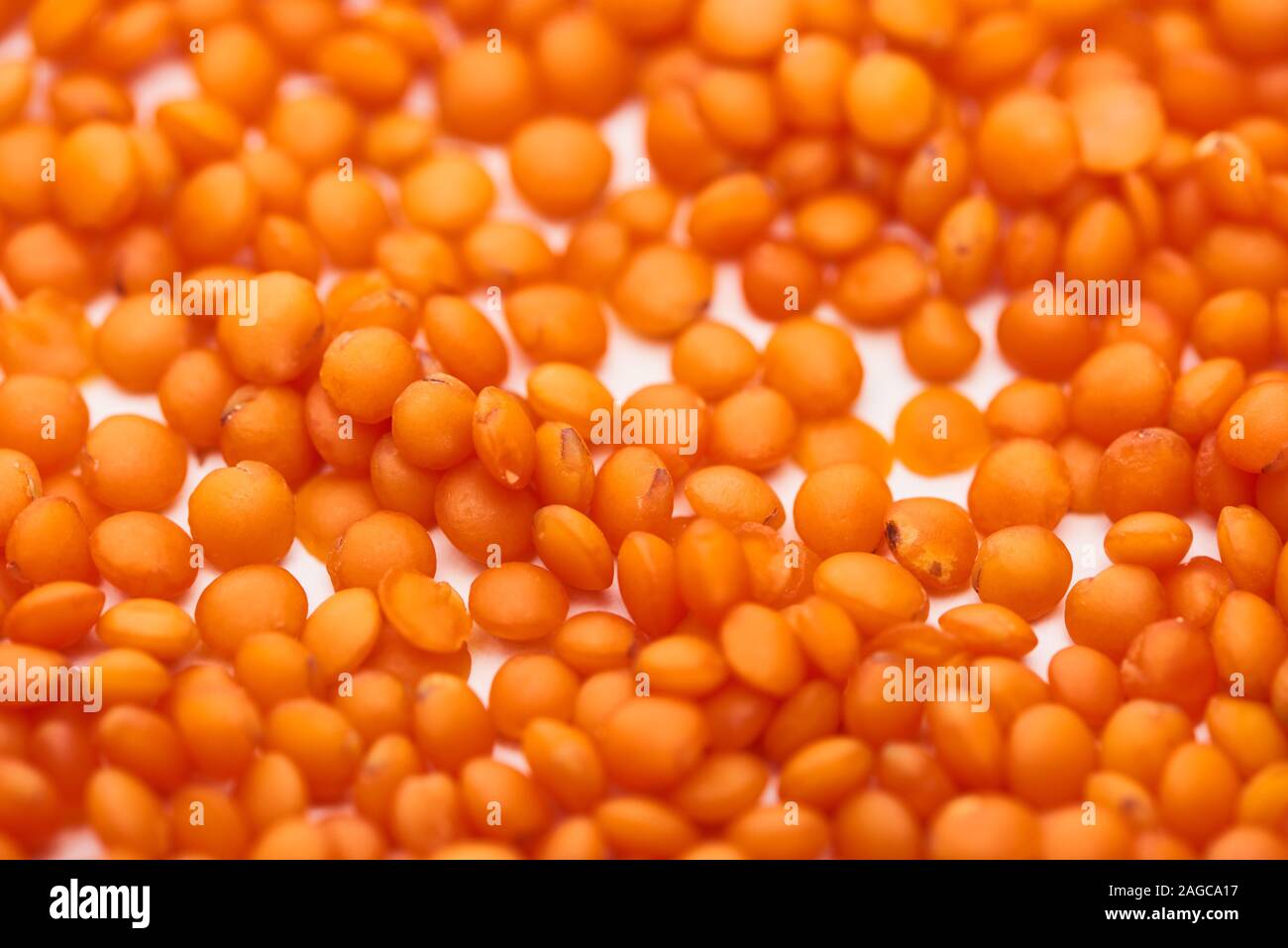 close up view of raw red lentil seeds Stock Photo - Alamy