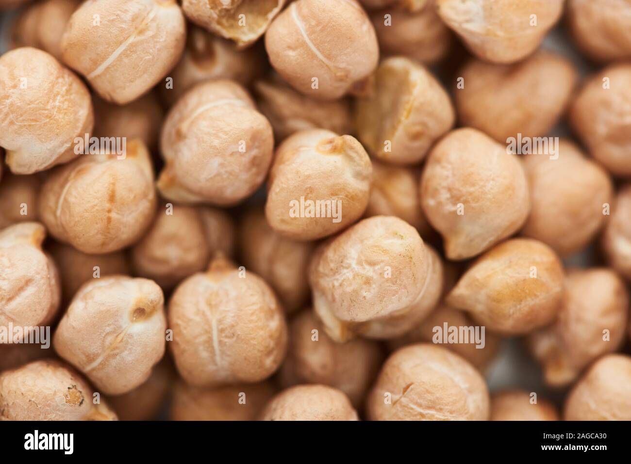 close up view of uncooked chickpea seeds Stock Photo - Alamy