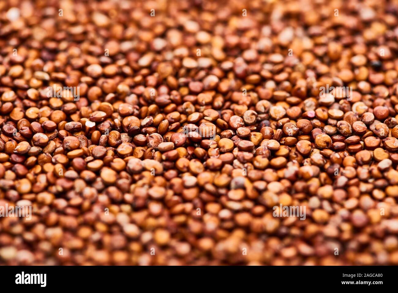 close up view of raw organic red quinoa seeds Stock Photo - Alamy