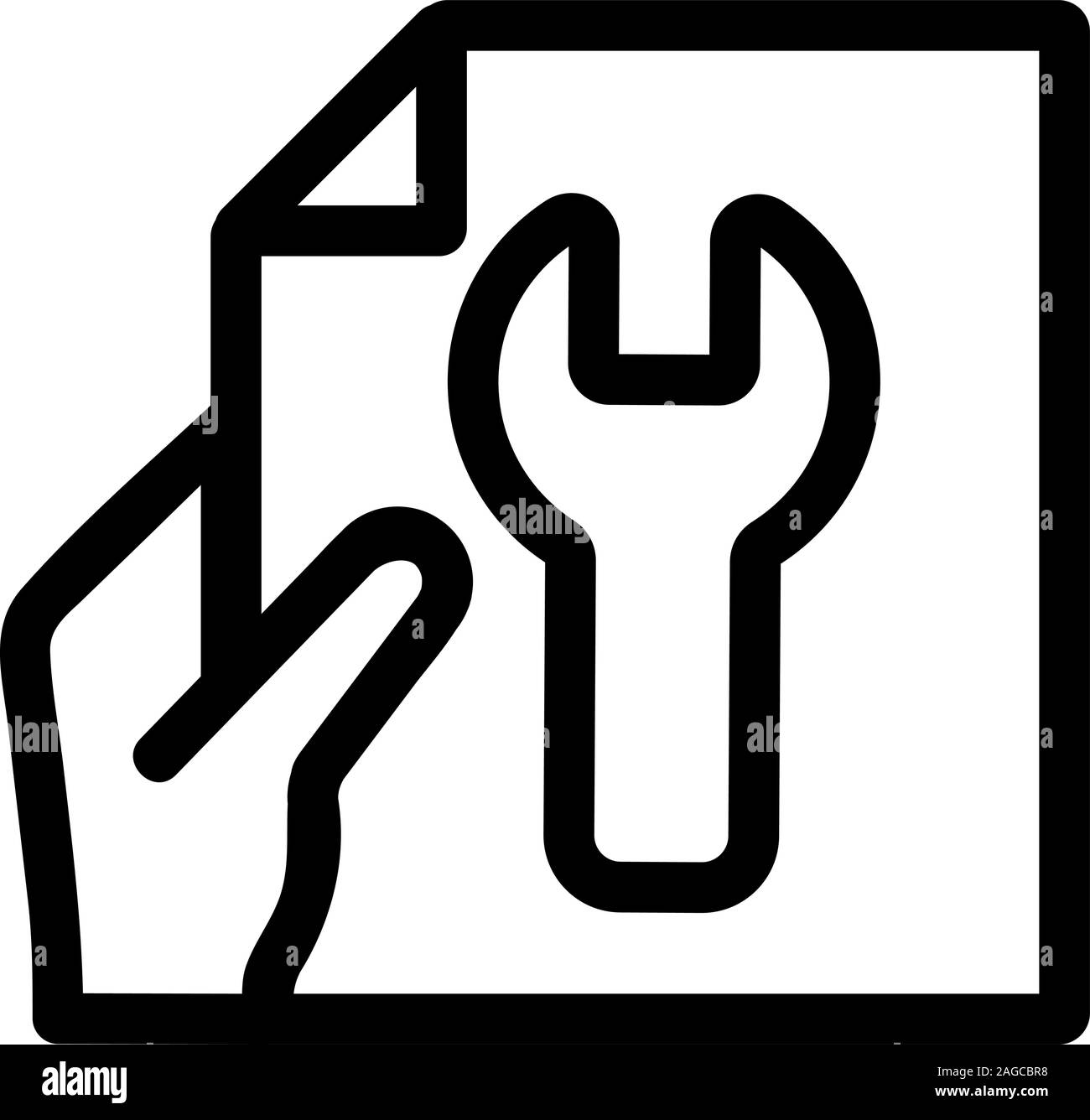 instructions to use the vector icon. Isolated contour symbol ...