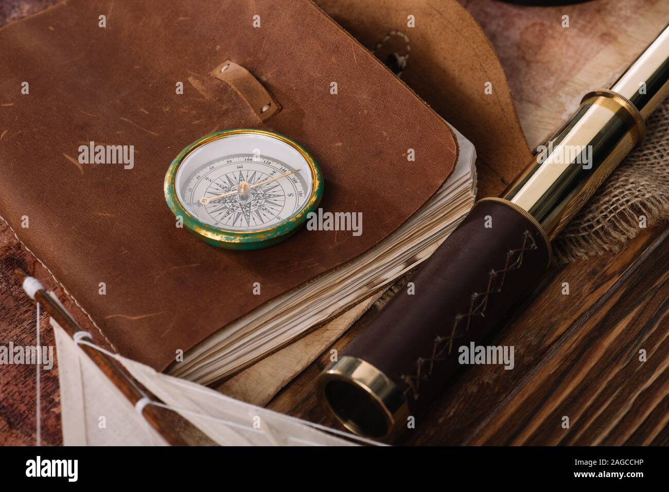 Compass for book cover hi-res stock photography and images - Alamy