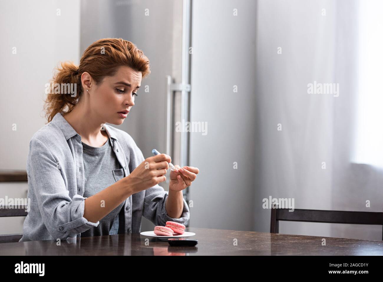 Attractive woman sweet allergy hi-res stock photography and images - Alamy