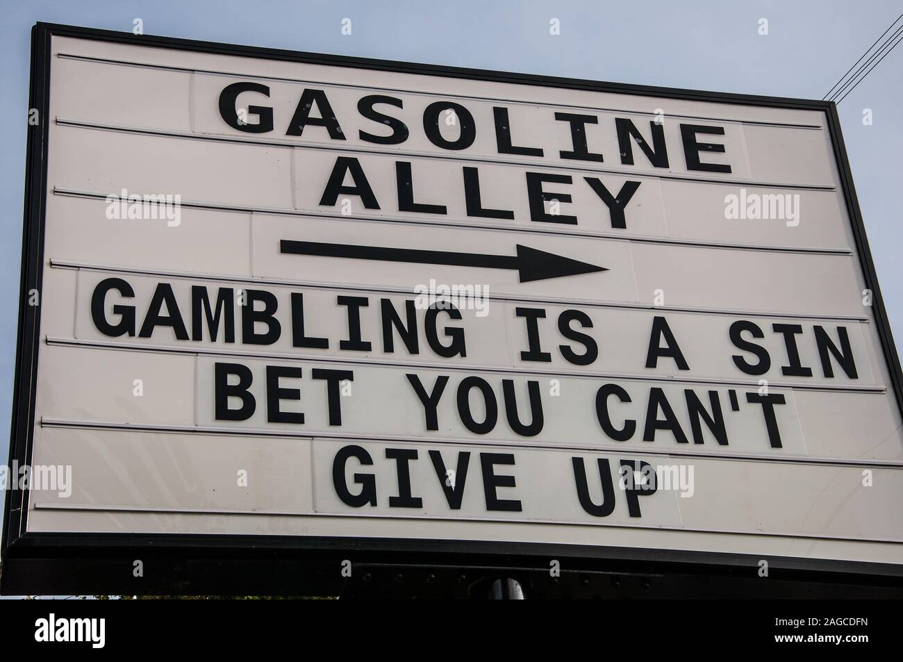 Gasoline alley hi-res stock photography and images - Alamy