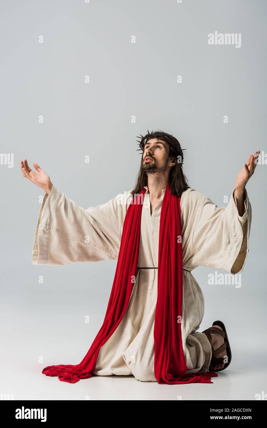 Hands Outstretched In Prayer High Resolution Stock Photography and ...