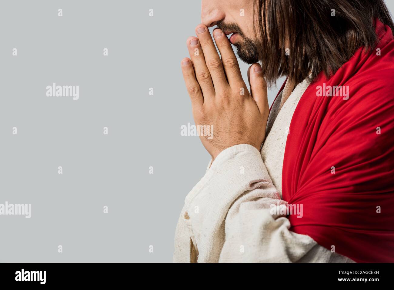 Jesus side profile hi-res stock photography and images - Alamy