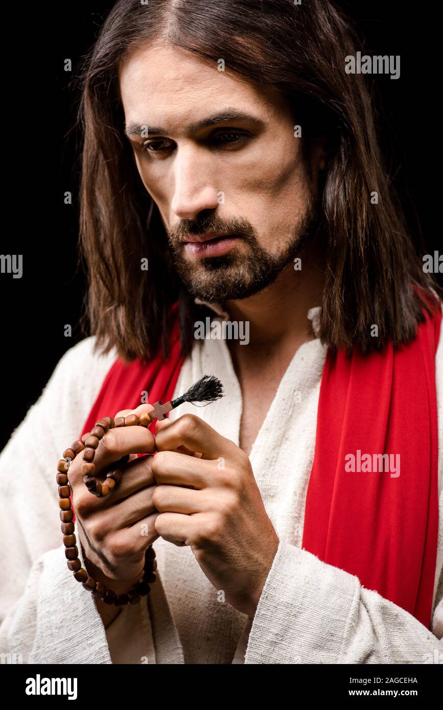 Man with his rosary hi-res stock photography and images - Alamy