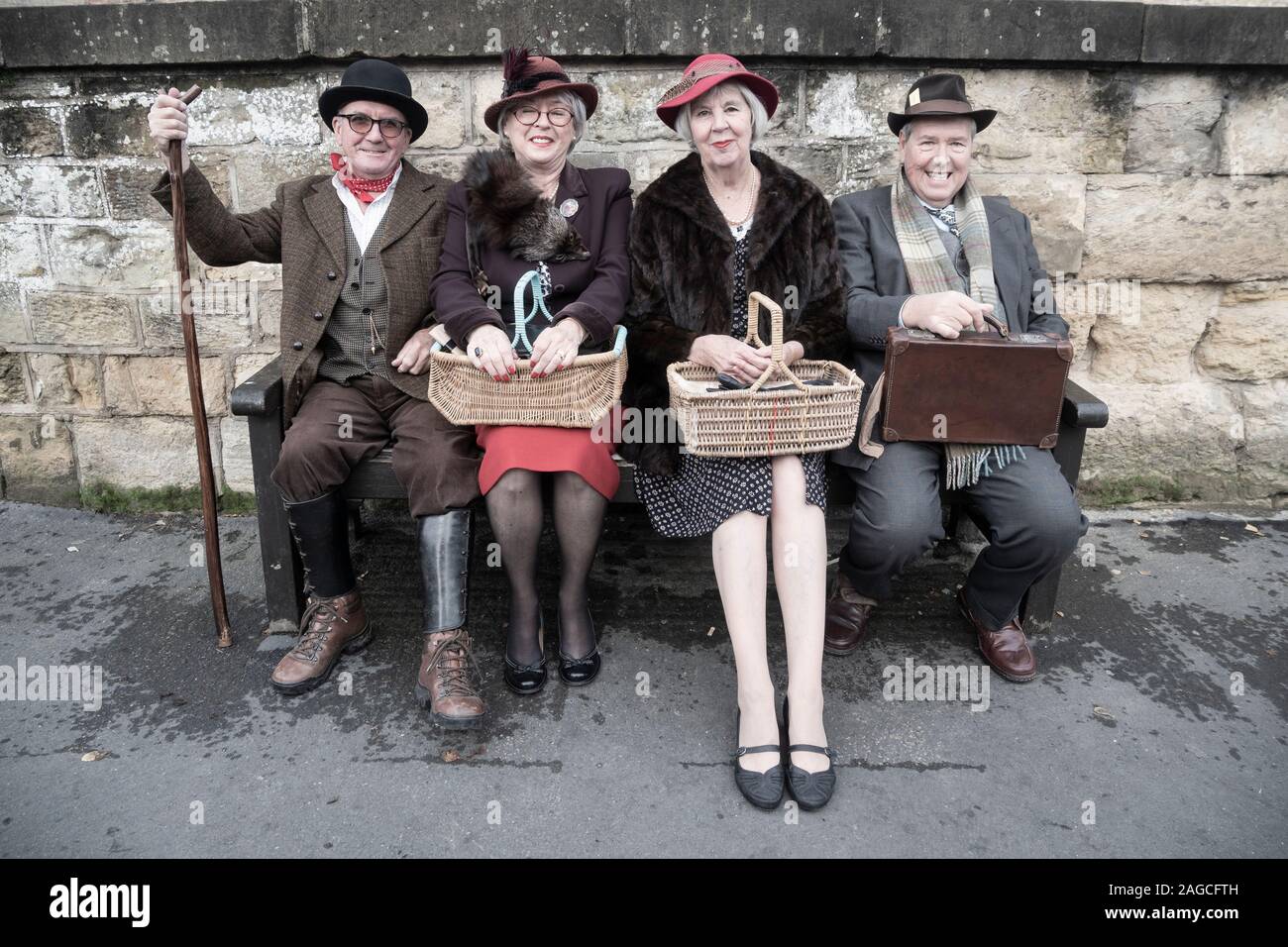 Characters at the Pickering War Weekend 2019 Stock Photo - Alamy