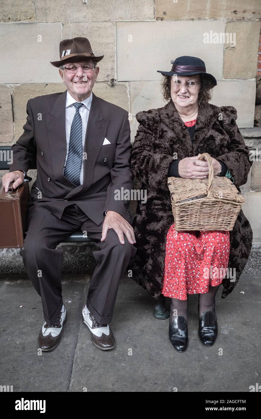 Characters at the Pickering War Weekend 2019 Stock Photo - Alamy