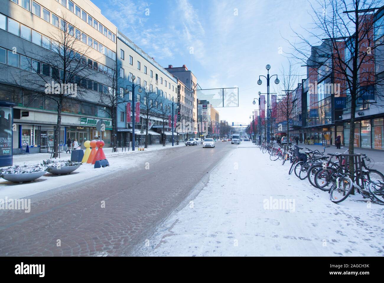 Laht city in Finlandi in the winter Stock Photo - Alamy