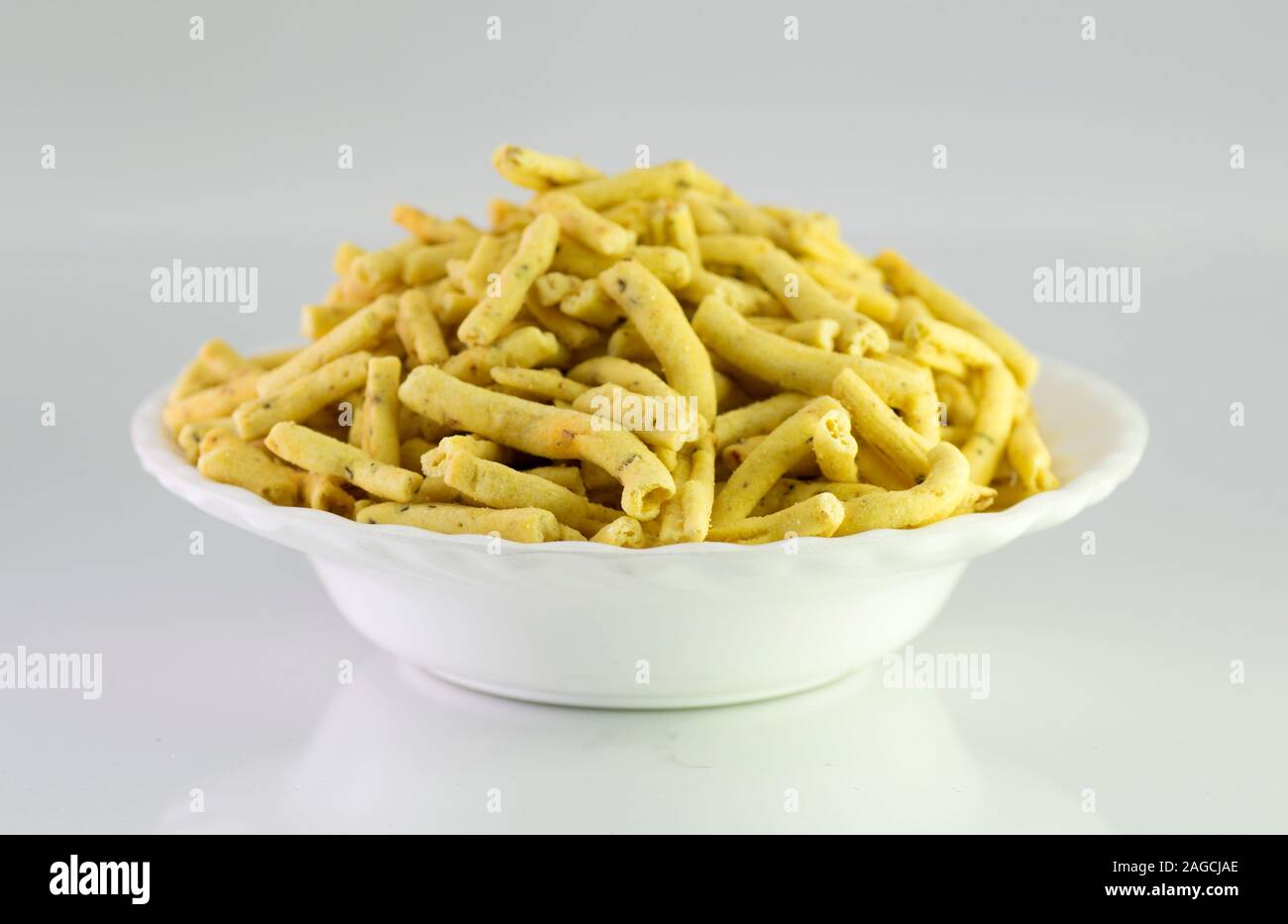 Ratlami Sev: Snacks of chick peas with punch of clove Stock Photo - Alamy