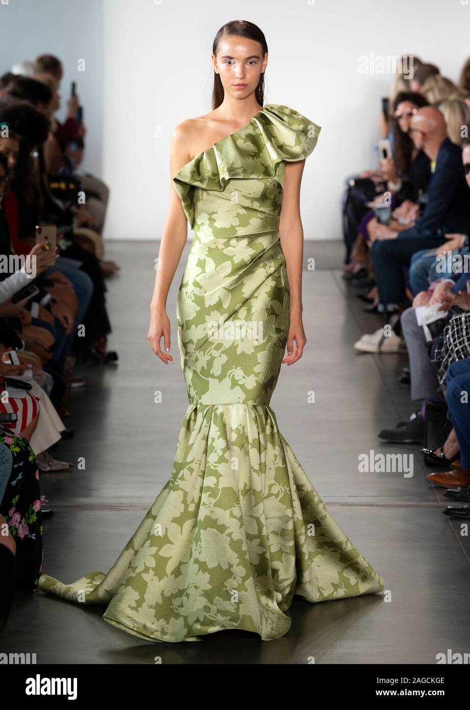 New York, NY - Sept 10, 2019: Josephine Adam walks the runway at the ...