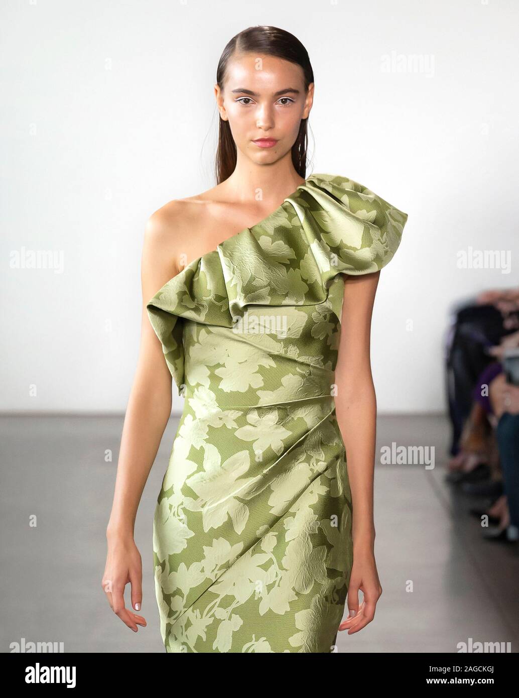 New York, NY - Sept 10, 2019: Josephine Adam walks the runway at the ...