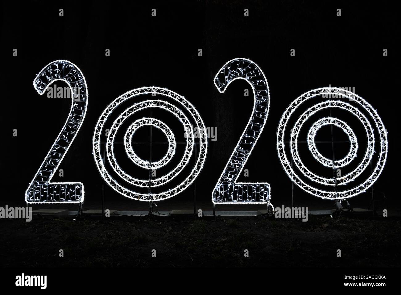 2020 numbers hi-res stock photography and images - Alamy