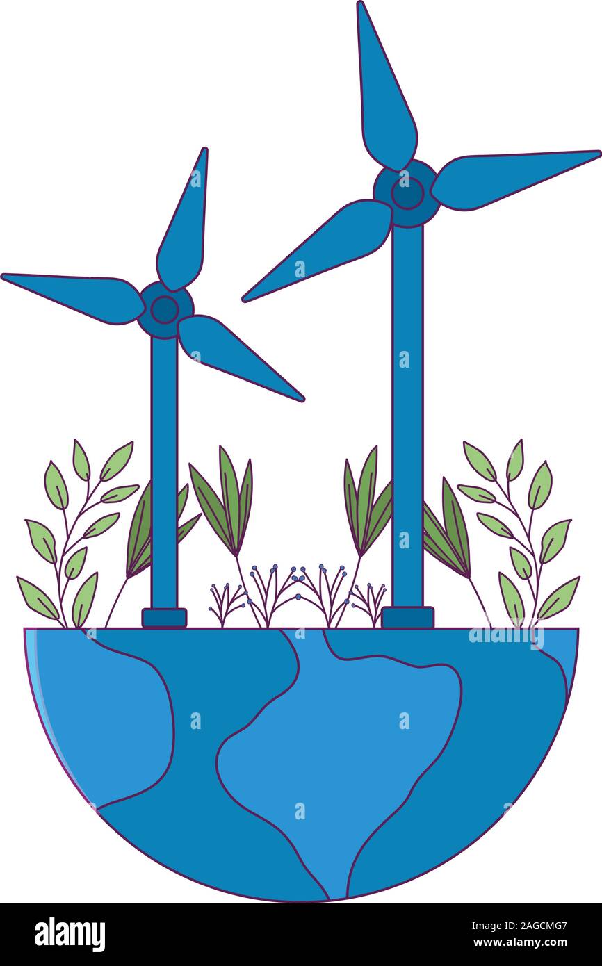 Wind mills design, Save energy power eco sustainable and environmental ...