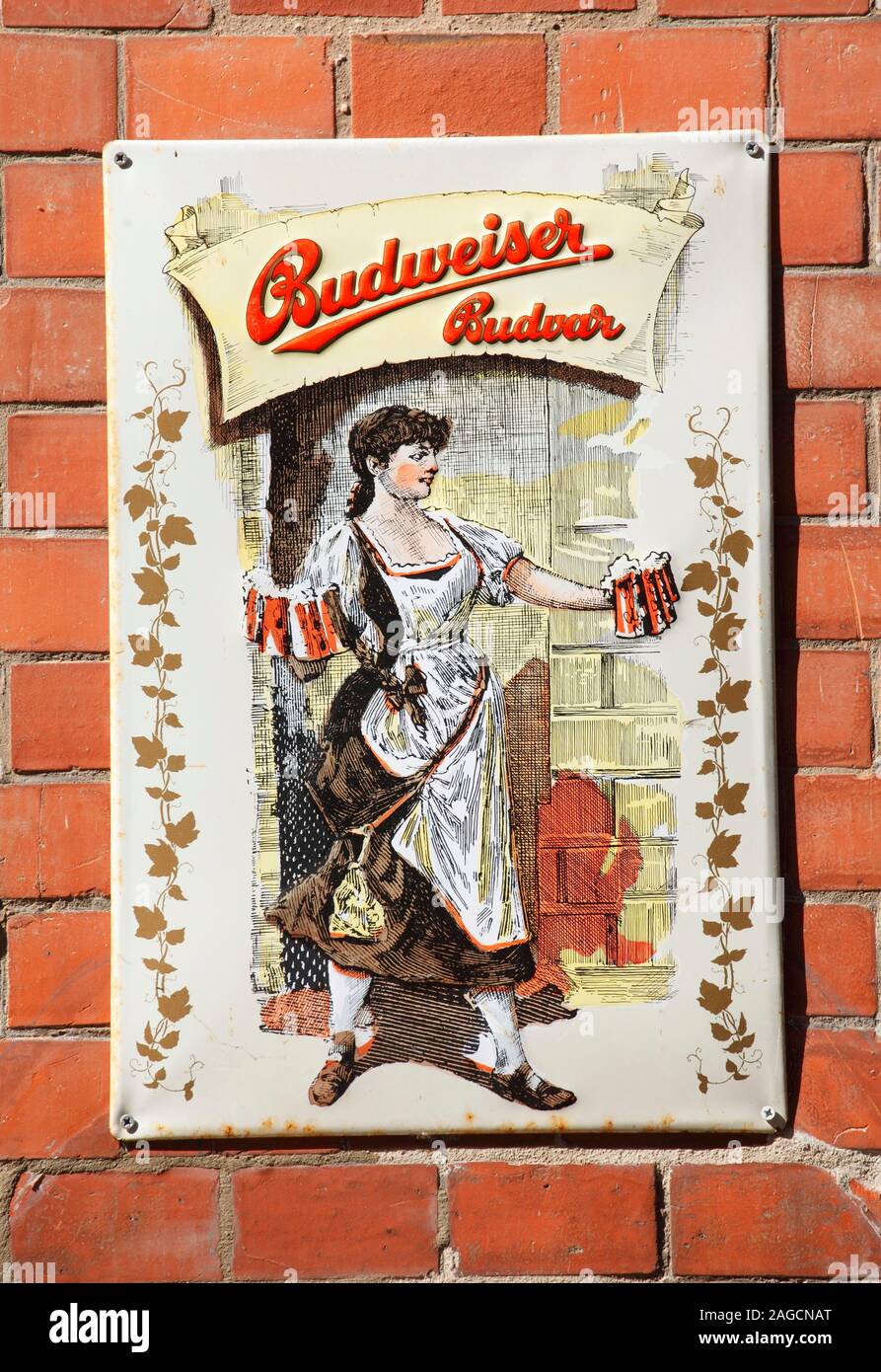 Budweiser beer billboard hi-res stock photography and images - Alamy