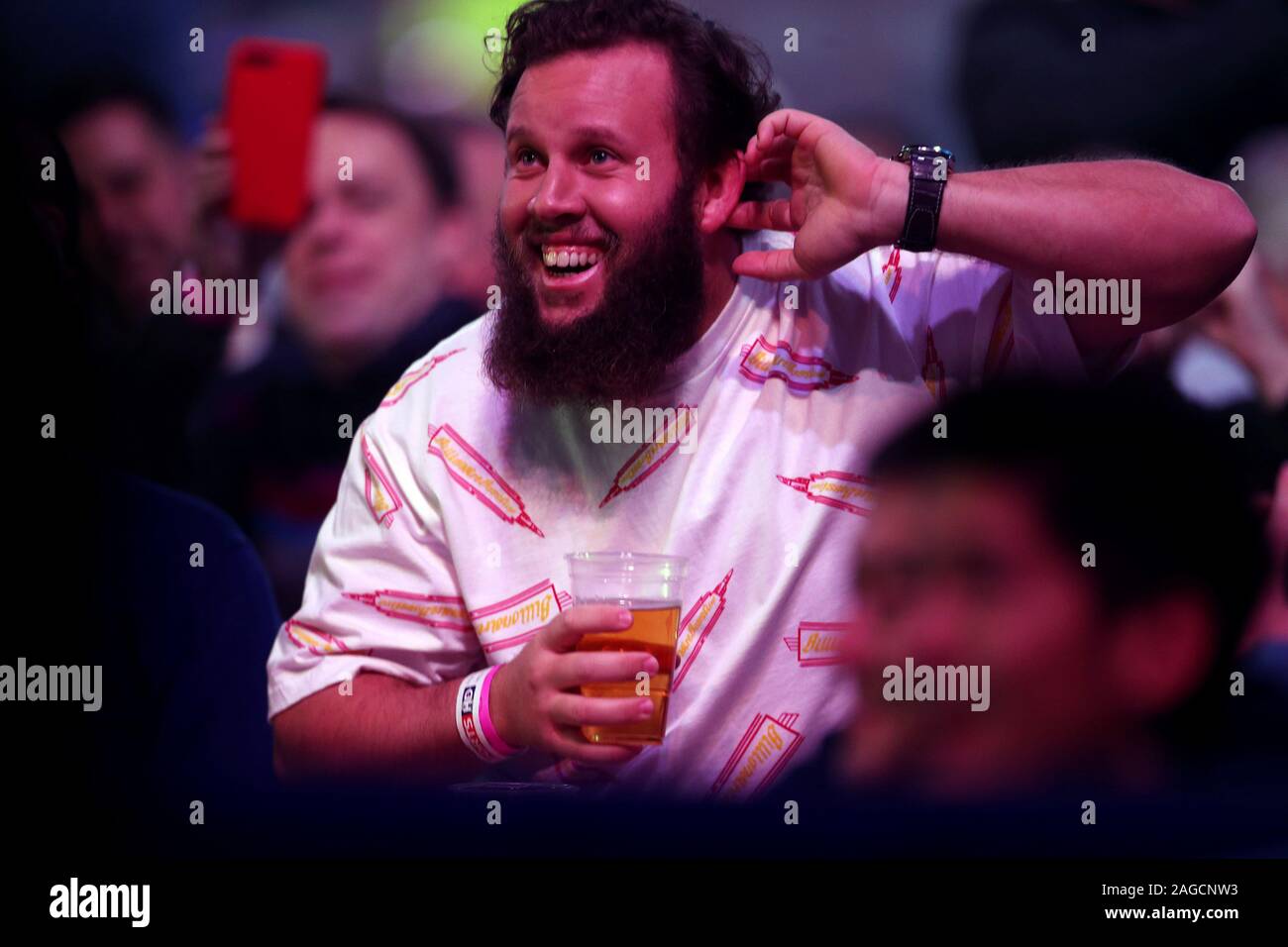 Golfer Andrew Johnston watches the action during day six of the William ...