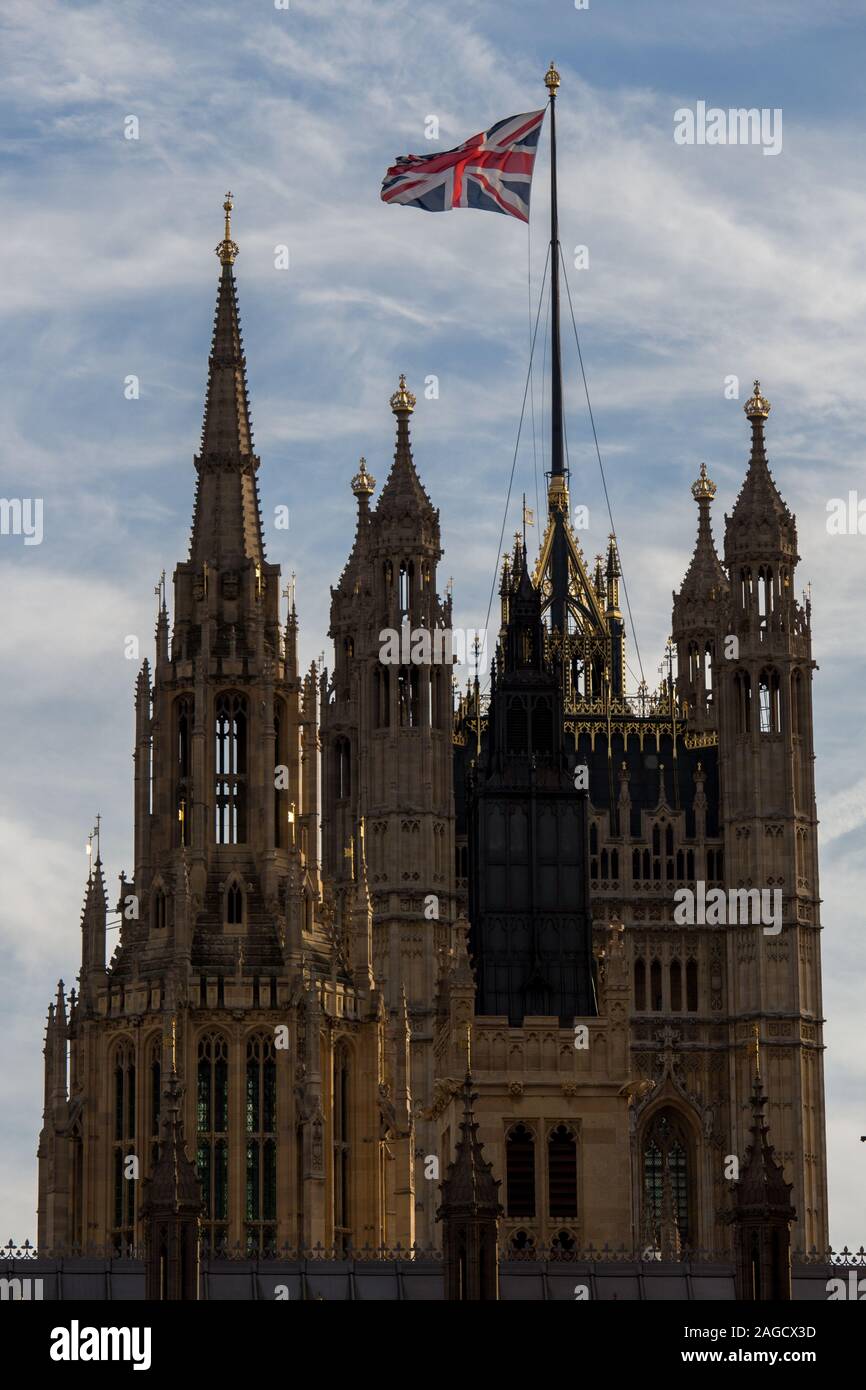 Palace of Westminster and the Houses of Parliament, London, England ...