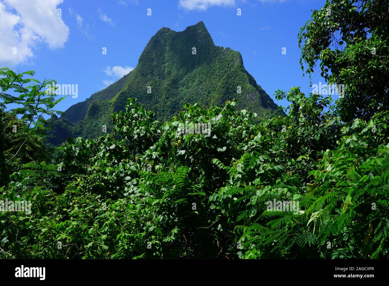 Tahiti volcano hi-res stock photography and images - Alamy